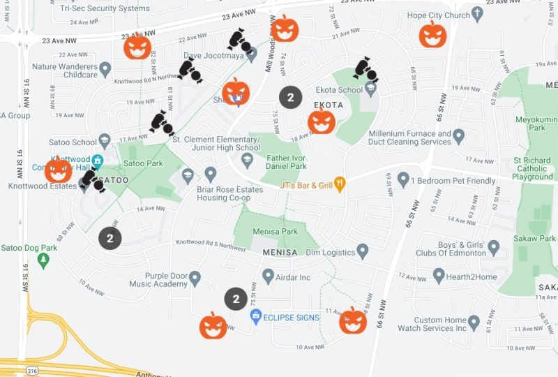 The Knottwood Halloween Map is back! – Knottwood Community